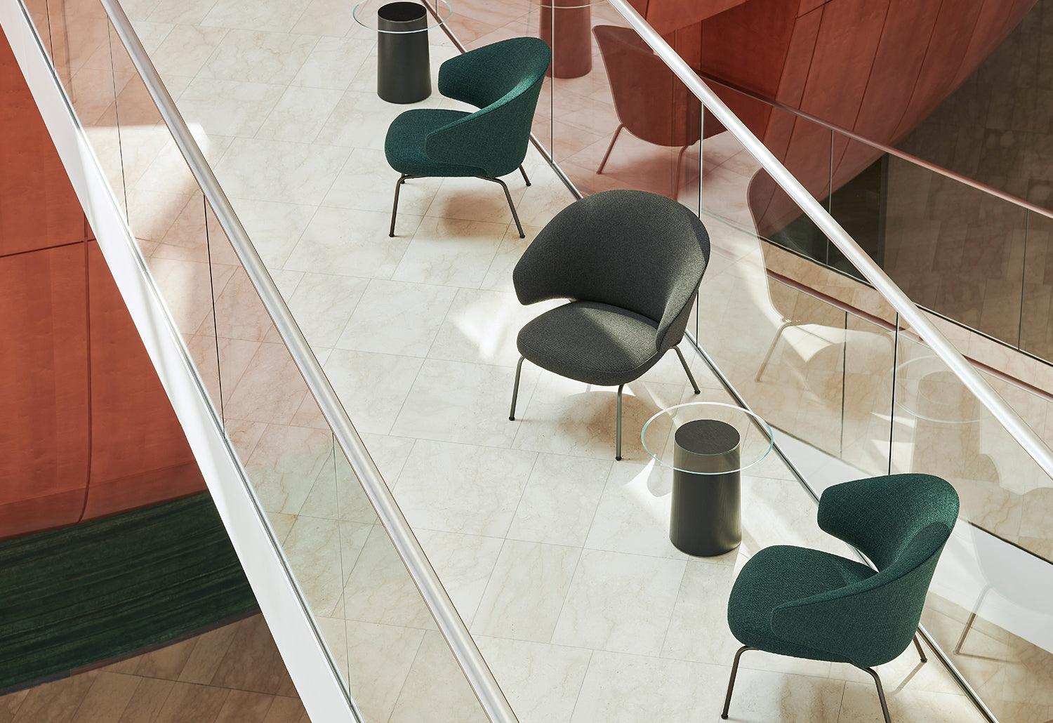 Fritz Hansen Let Lounge Chair | twentytwentyone | Steel base, Brown ...