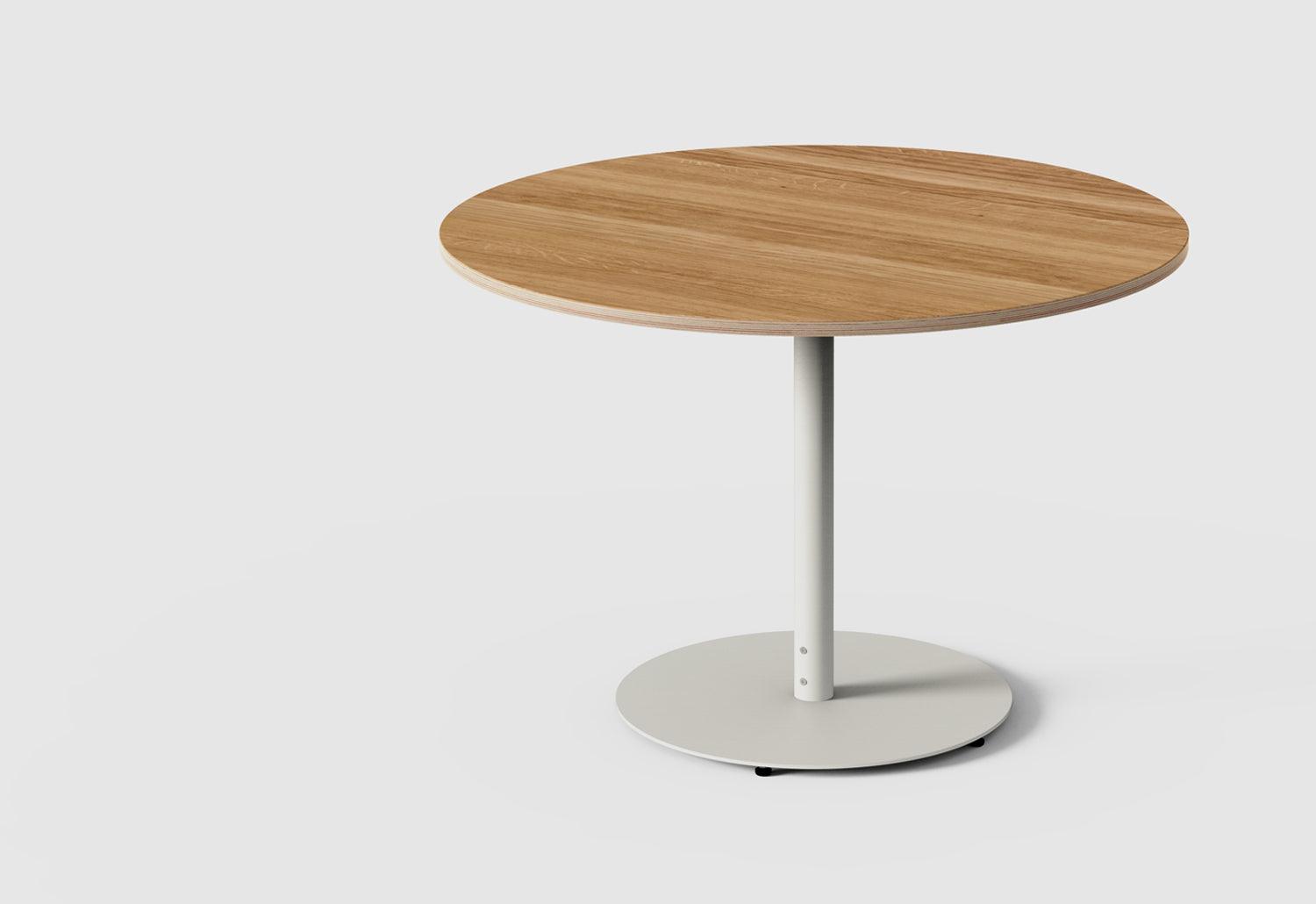 Very Good + Proper Metal Dowel Pedestal Table | twentytwentyone