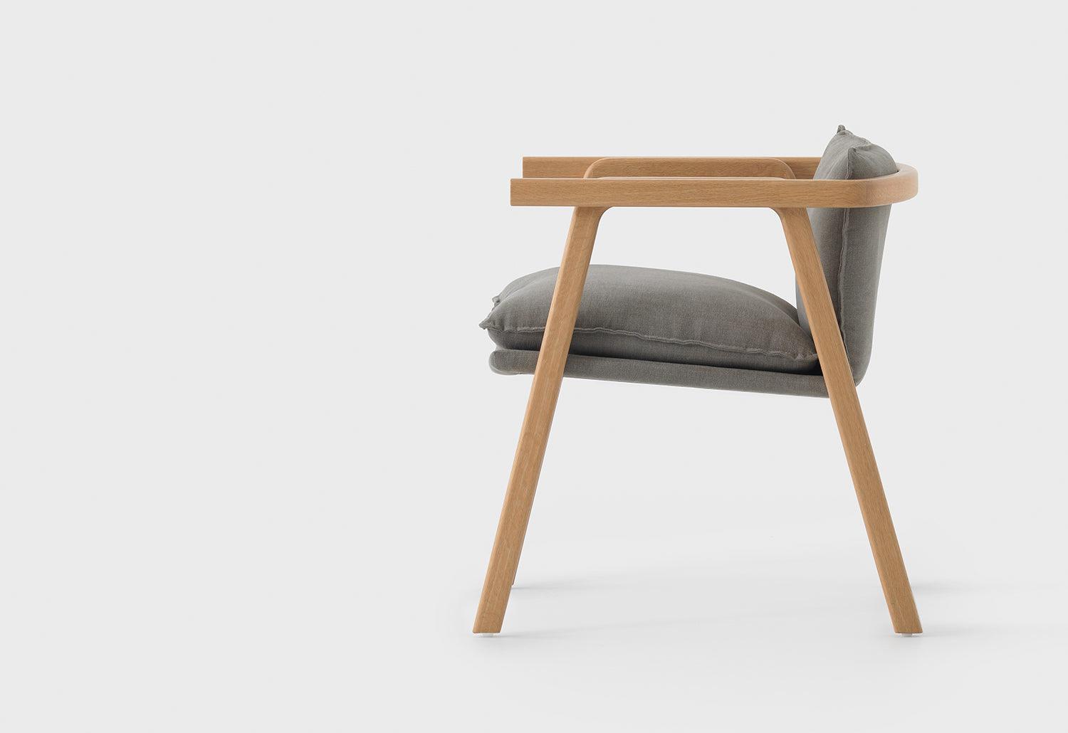 Resident Pick Up Sticks Chair | twentytwentyone | Black stain / Fabric ...