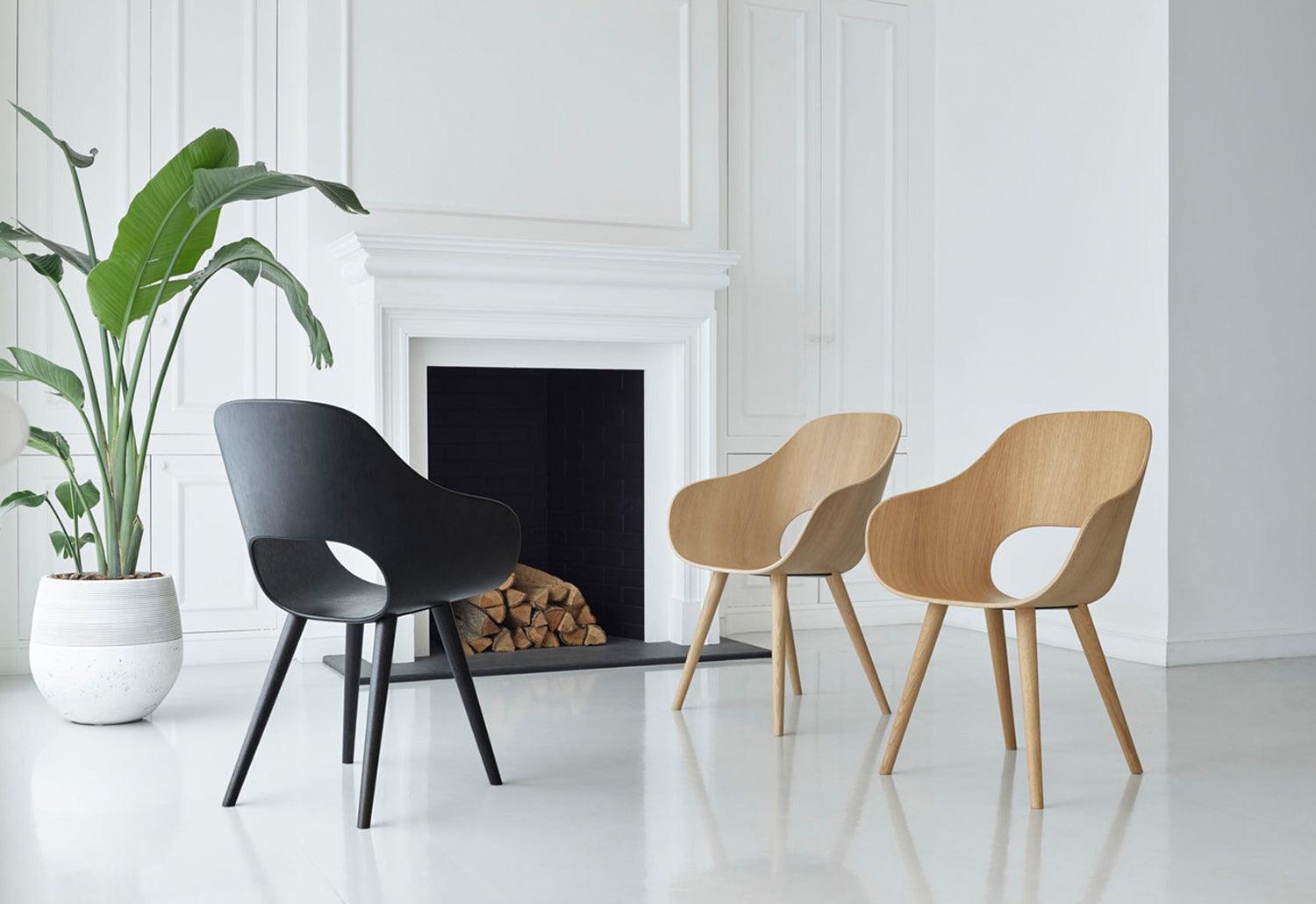 Maruni Roundish Armchair | twentytwentyone | Urethane light brown ...