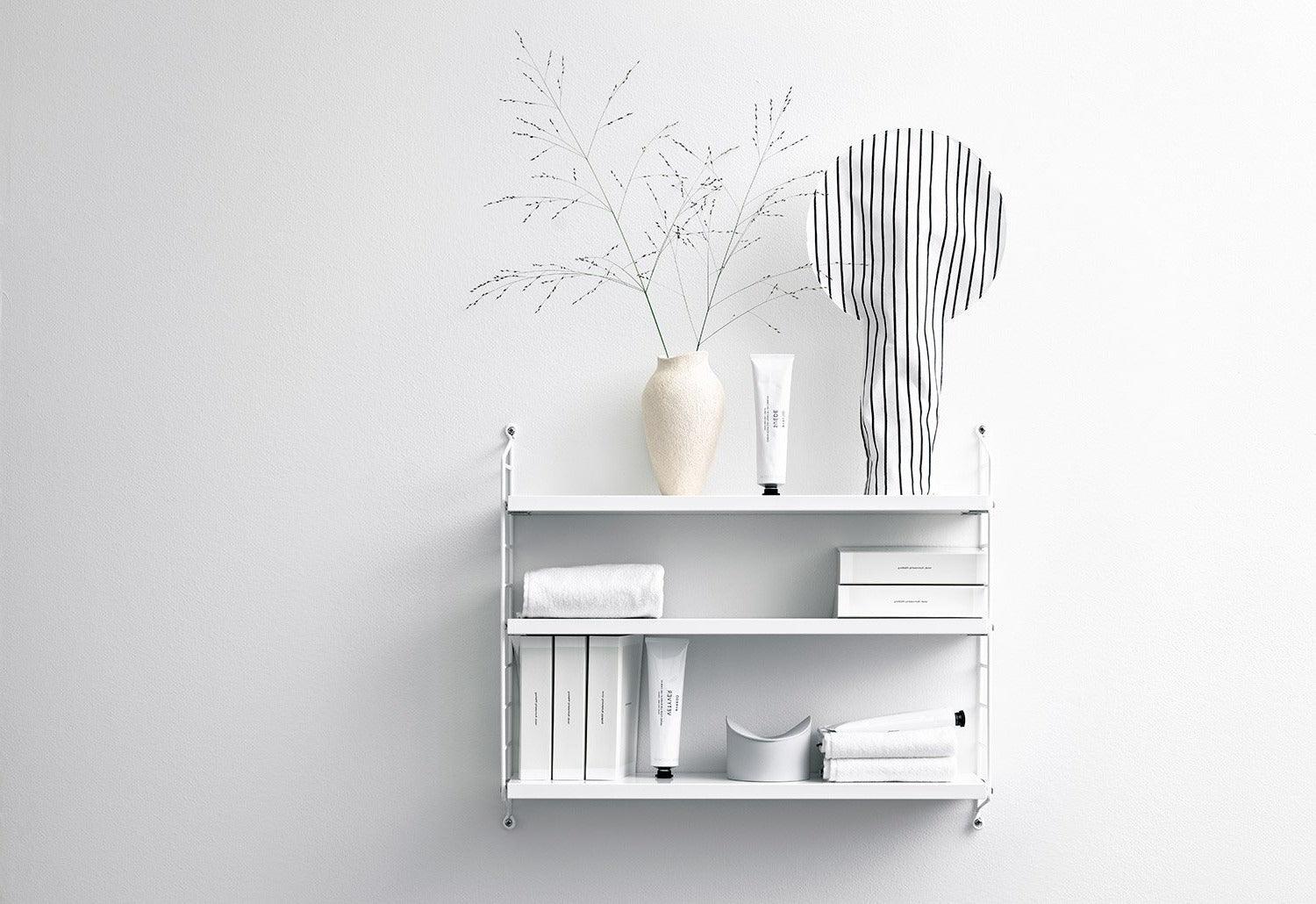 String System | Pocket Shelving | twentytwentyone | White - Coloured ...