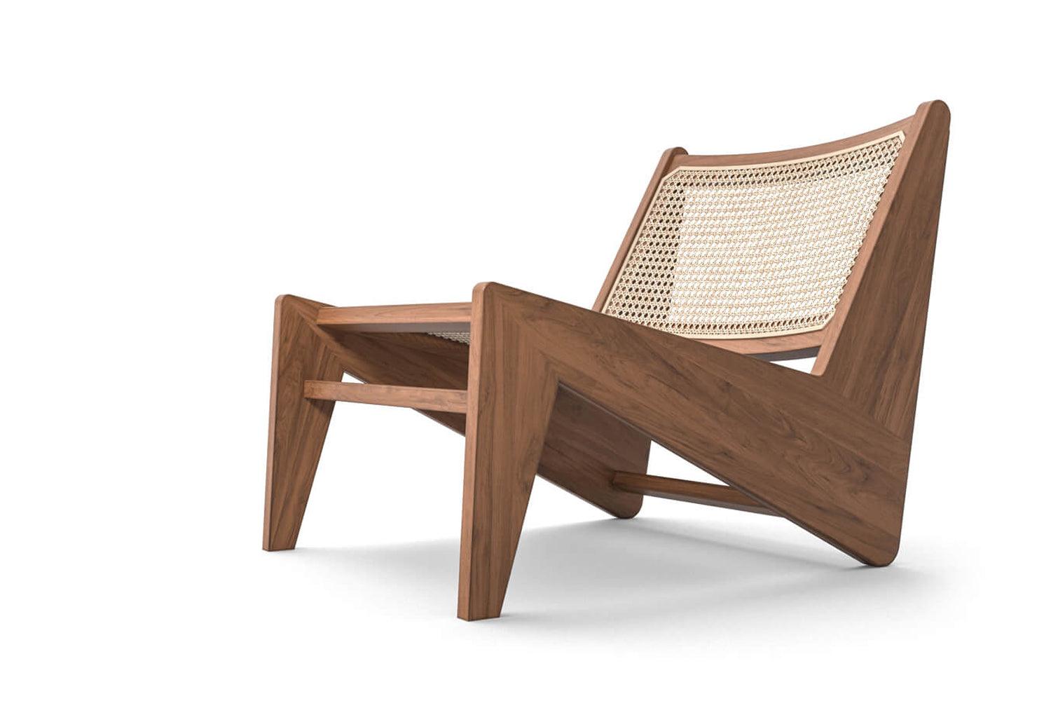 Cassina Kangaroo Chair | twentytwentyone | Oak Stained Dark Walnut
