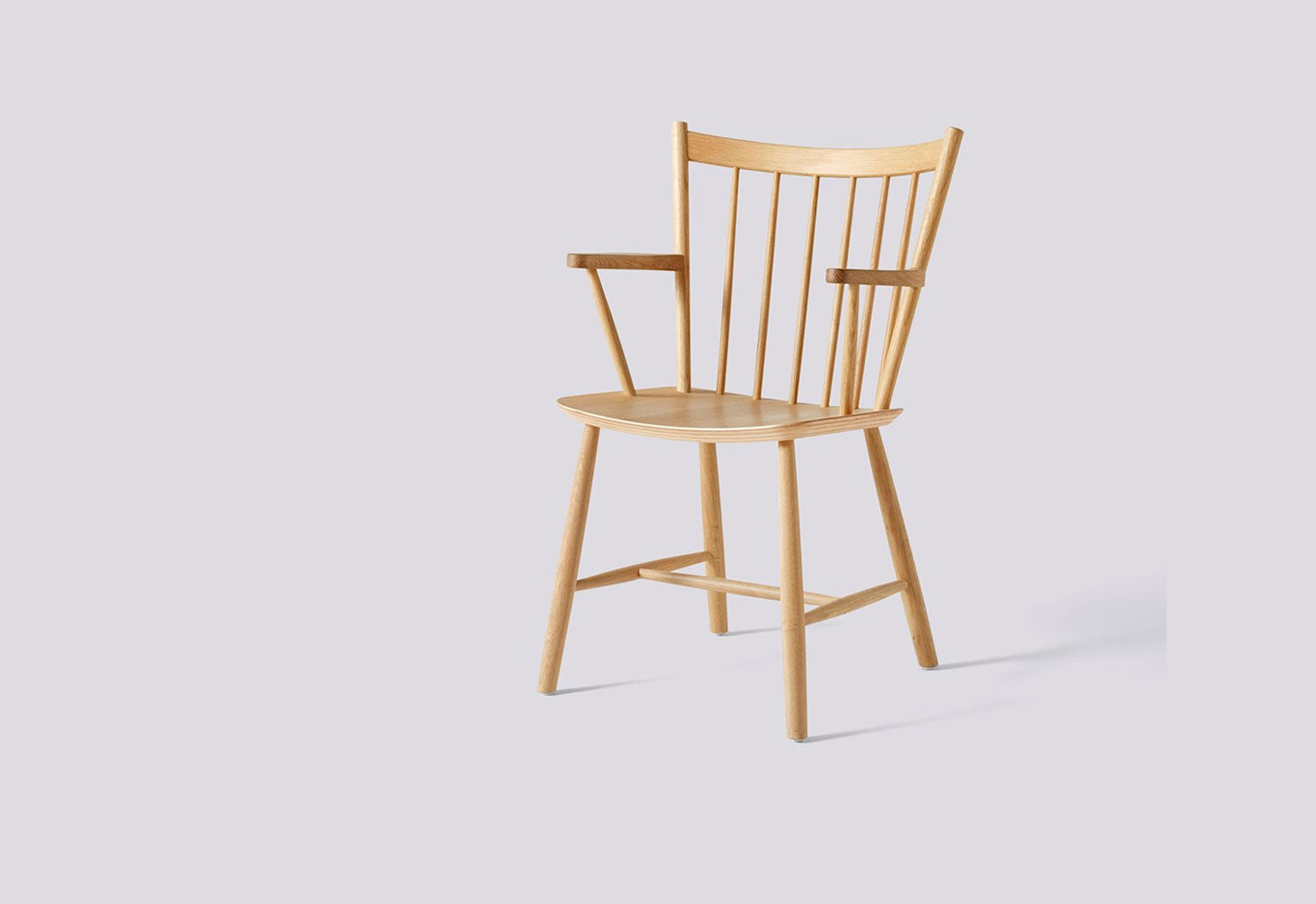 HAY J42 Chair | twentytwentyone | Nature beech - Beech / None - No seat ...