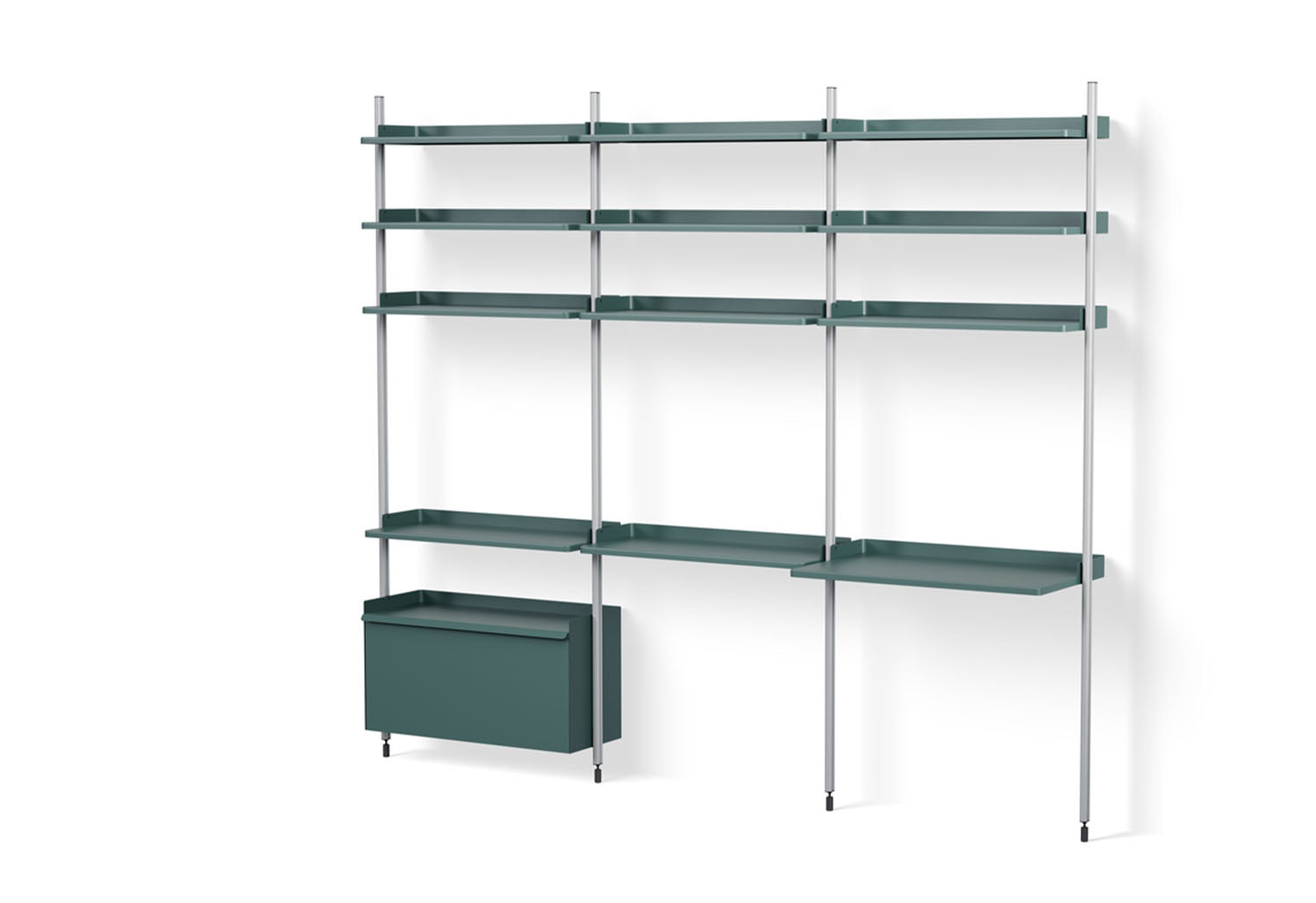 HAY Pier Shelving System | Combination 23 | twentytwentyone | Black ...