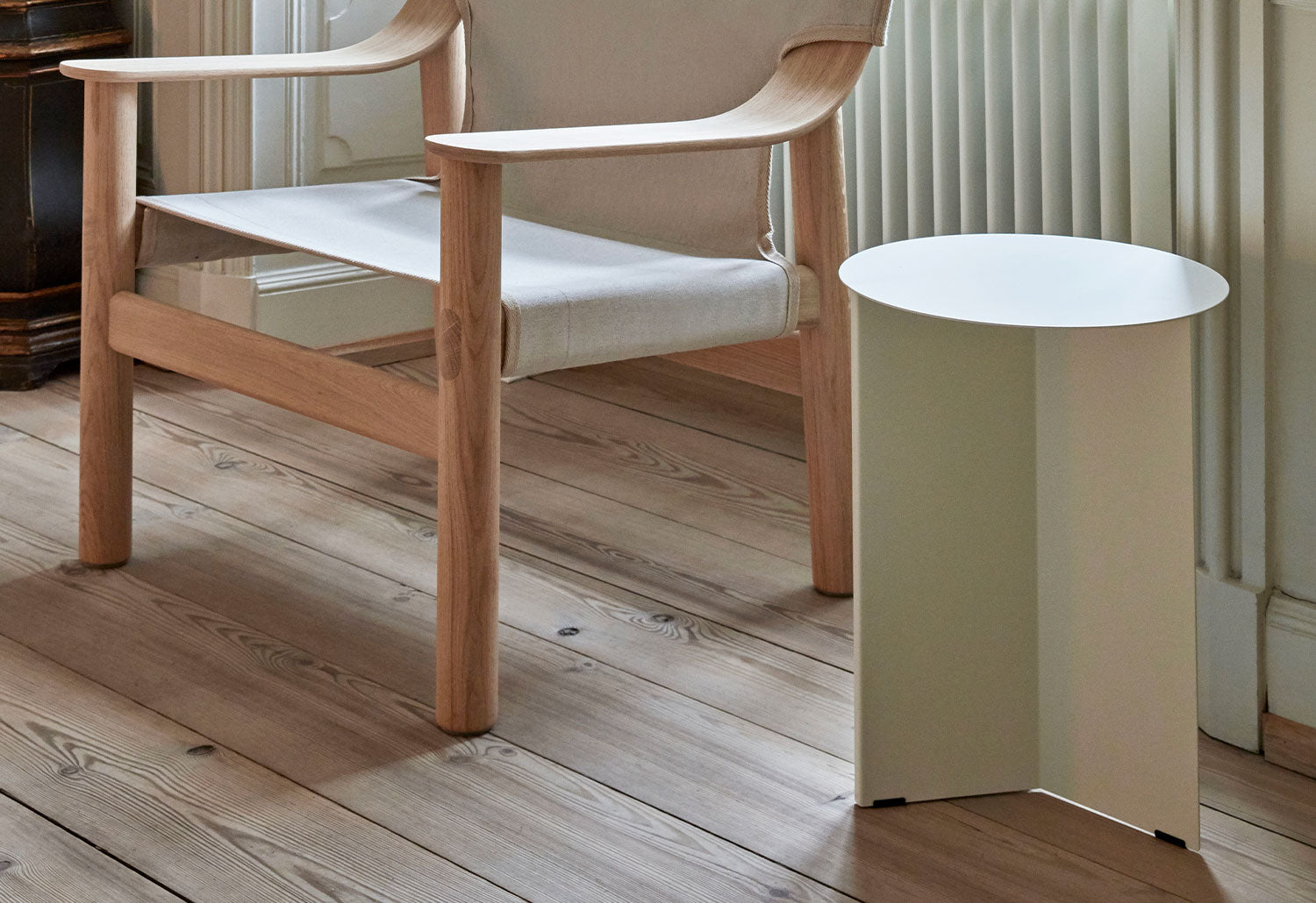 HAY Slit Table | High | twentytwentyone | Black powder coated - Steel