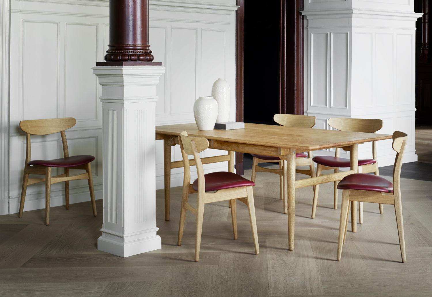 Carl Hansen & Son CH30P Chair | twentytwentyone | Oak Black / Fabric ...