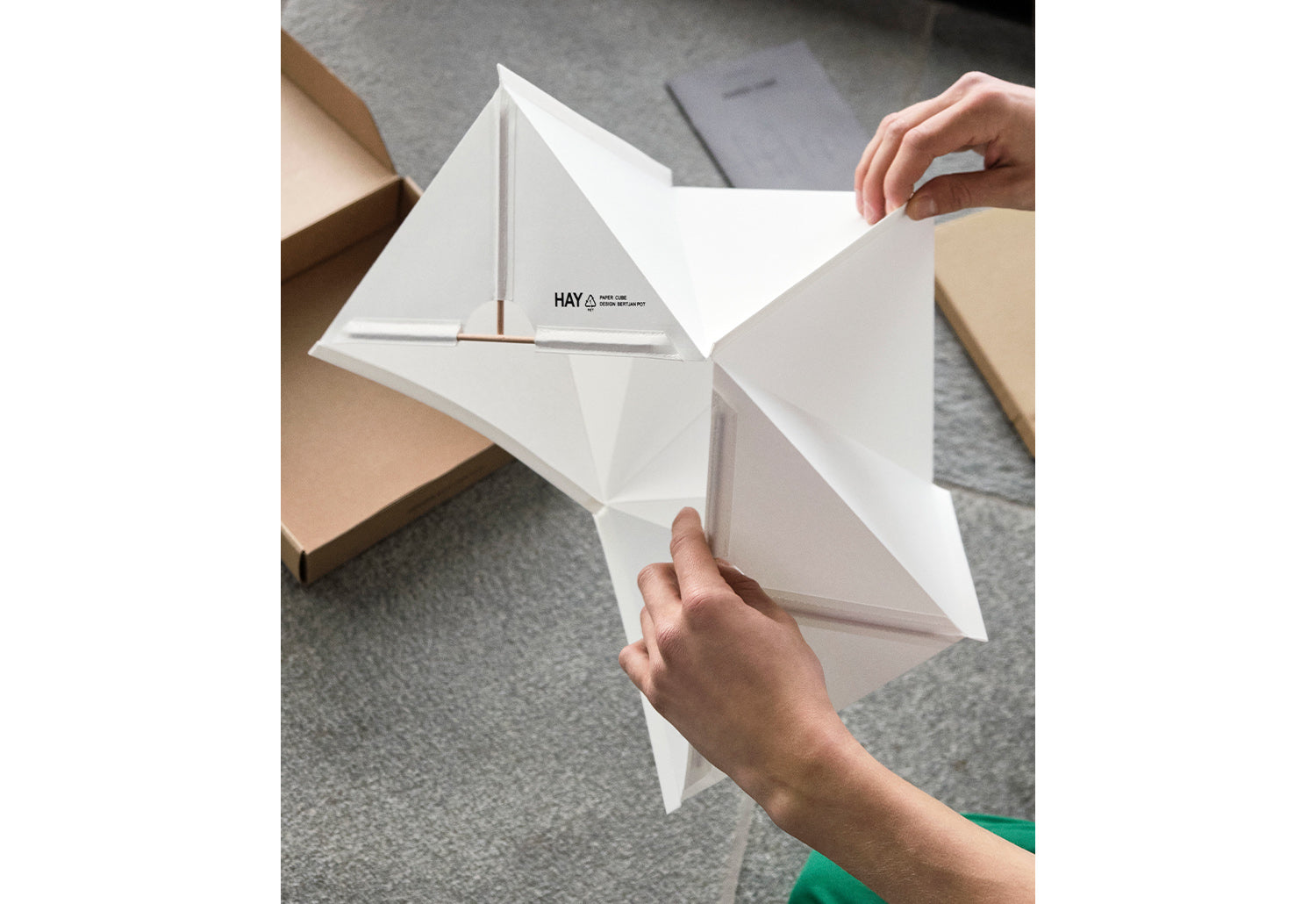 HAY Paper Cube Table Lamp | twentytwentyone | Default Title