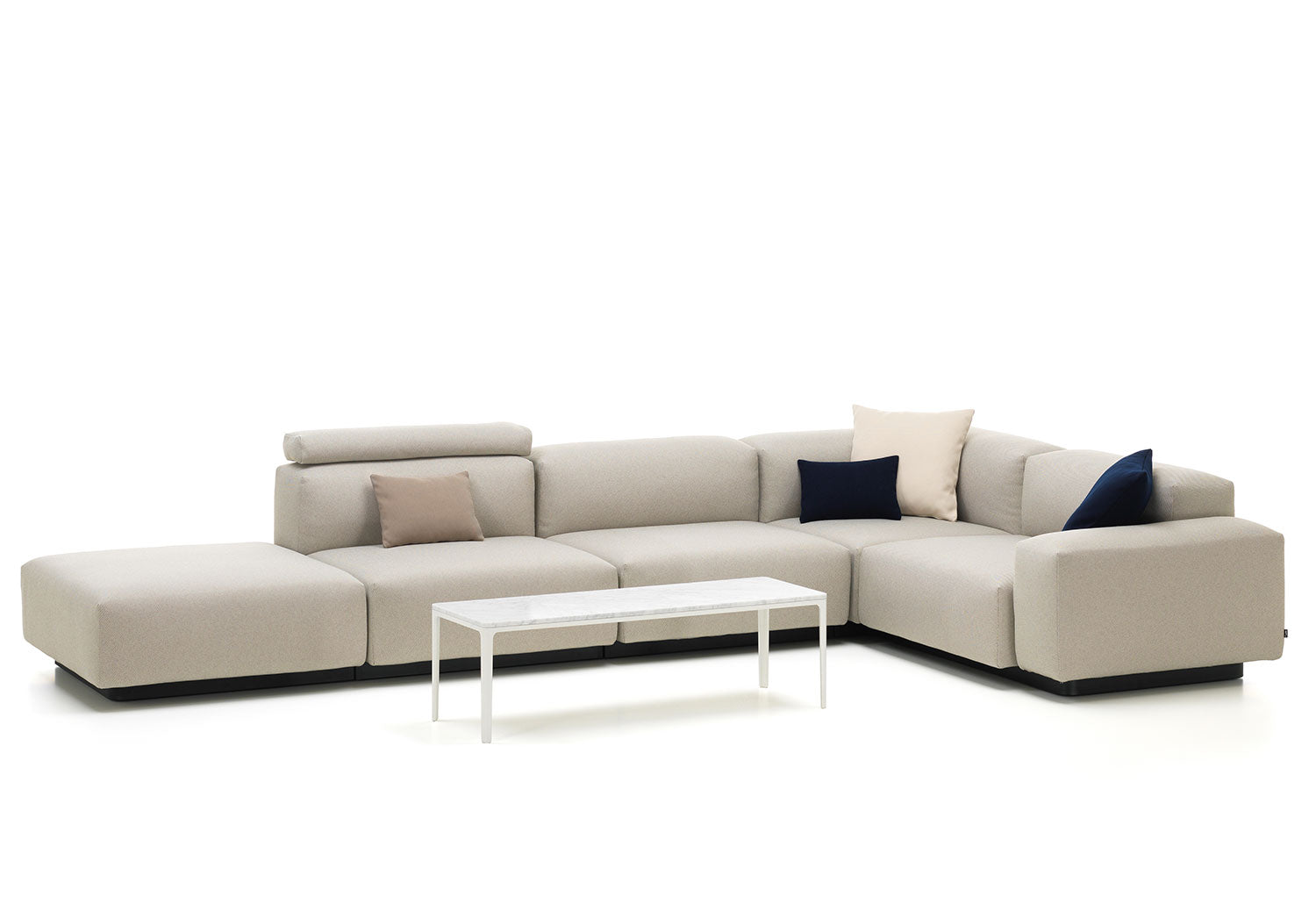 Vitra Soft Modular Four-Seater Corner Sofa | Low Armrest | twentytwentyone